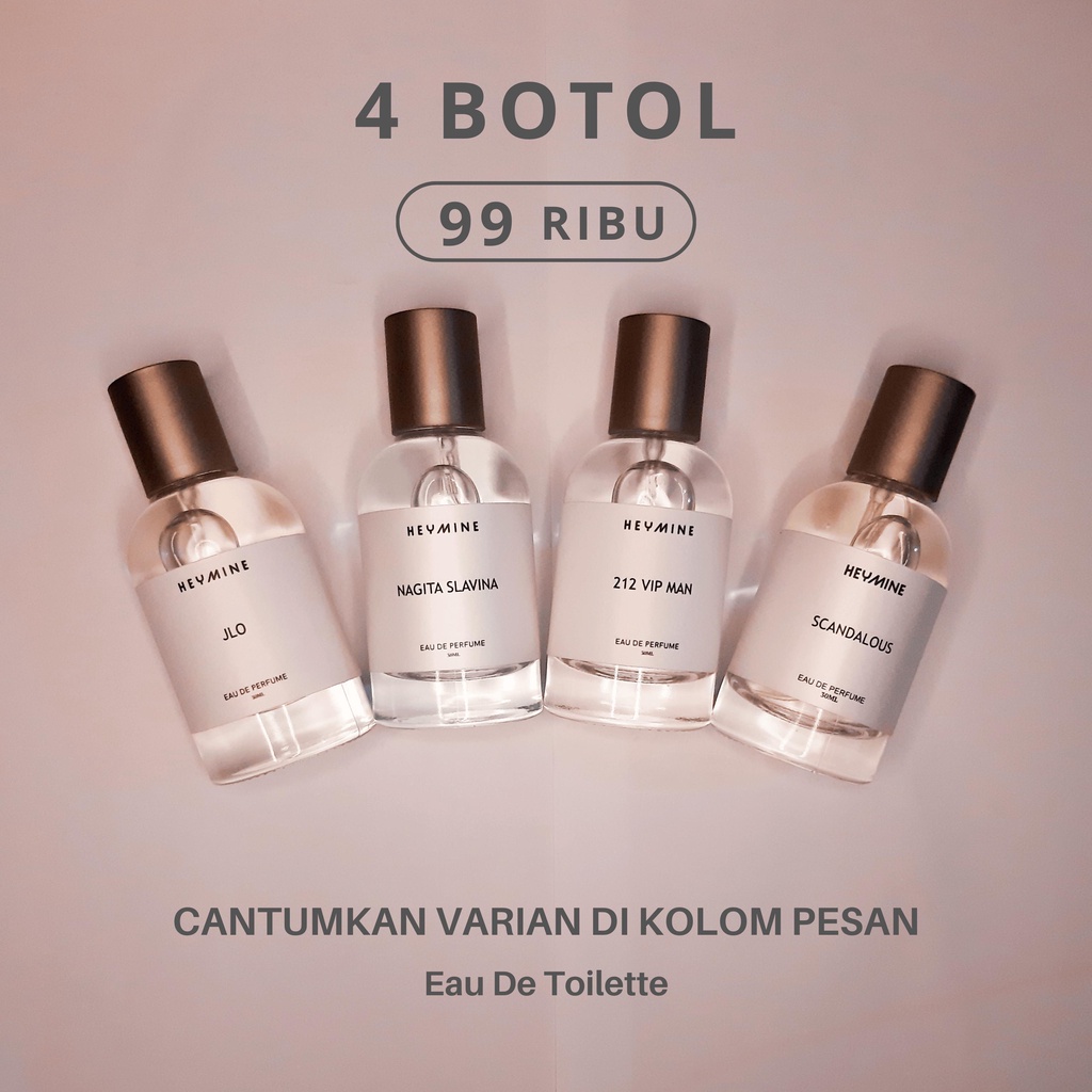 Jual PAKET PARFUM EDT 4 BOTOL KEMASAN 30ml PARFUME PRIA DAN WANIITA ...