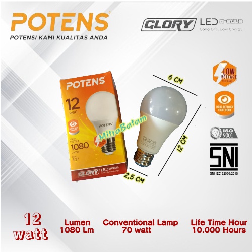 Jual Lampu Potens LED 12 Watt | Shopee Indonesia