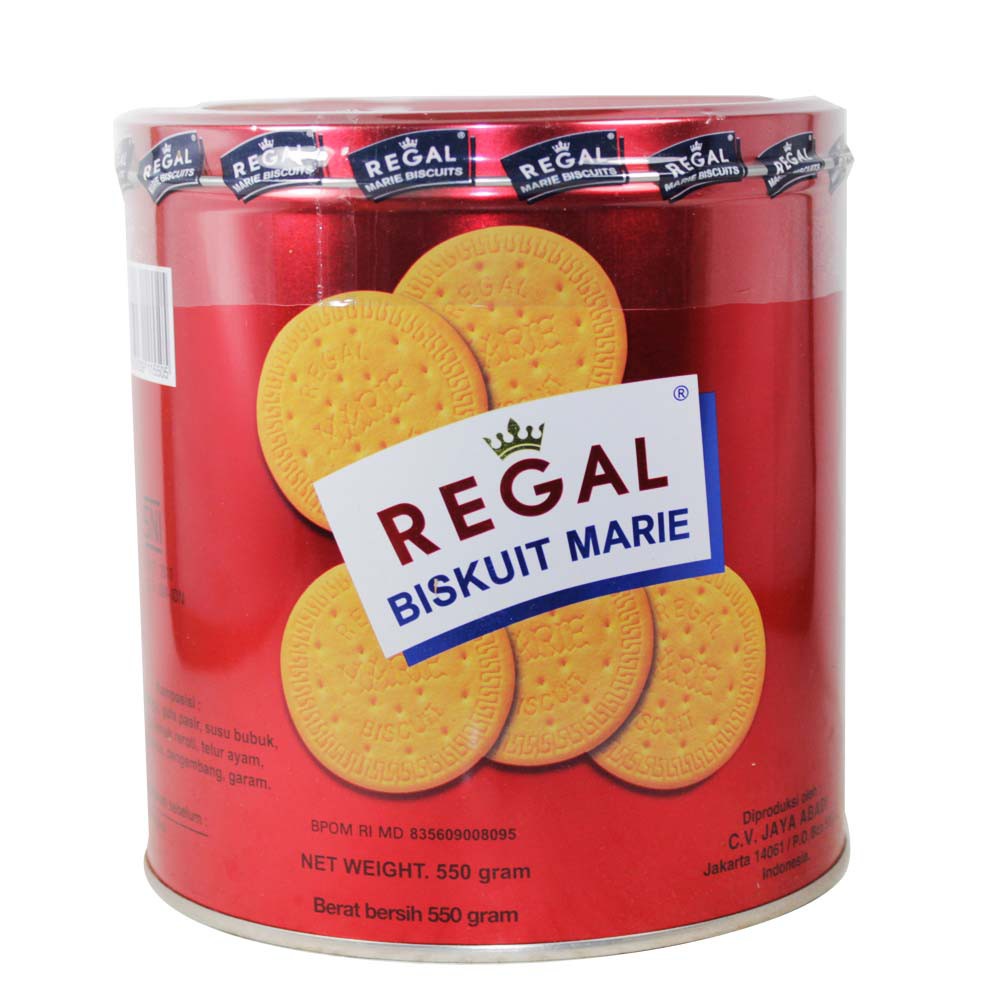 Jual Biskuit Marie Regal Biscuits 550 Gram | Shopee Indonesia