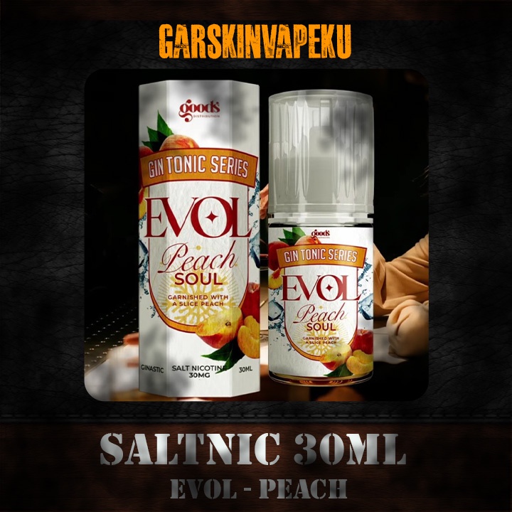 Jual SALTNIC EVOL GIN TONIC SERIES - SOUL PEACH 30ML | Shopee Indonesia