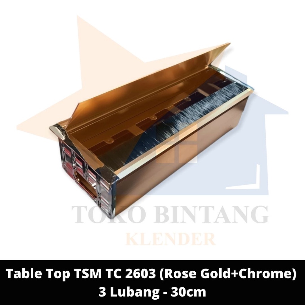 Jual Table Top TSM TC 2603 (Rose Gold+Chrome) 3 Lubang - 30cm | Shopee Indonesia