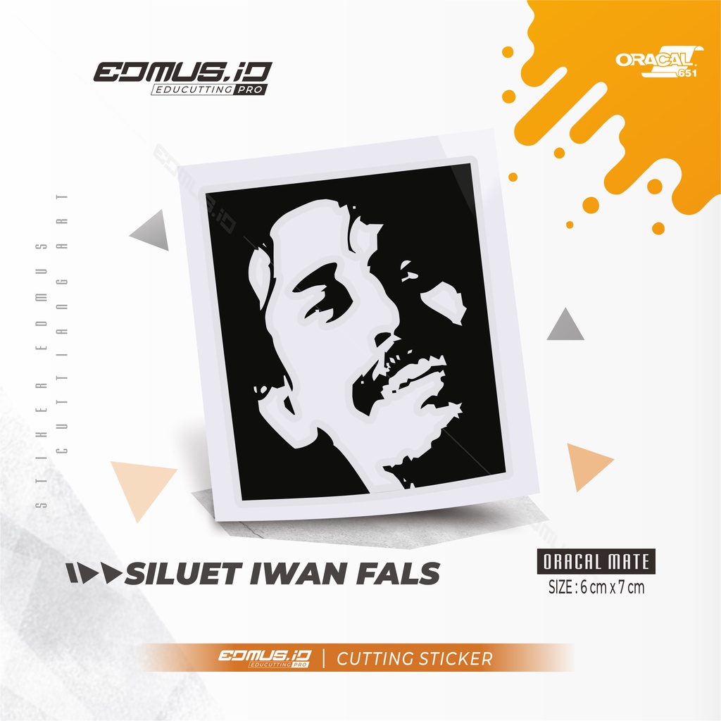 Jual Cutting Stiker Iwan Fals Siluet | Cutting Sticker Oracal Premium ...