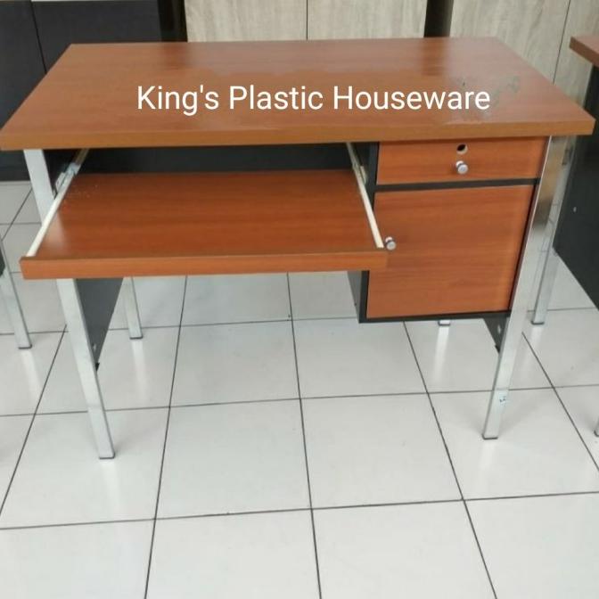 Jual Meja Komputer Minimalis Kaki Besi Stainless Tebal Mc 551 Meja ...