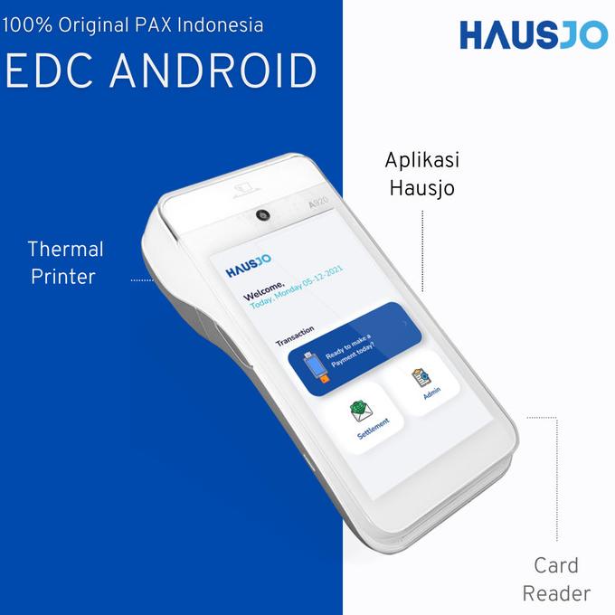 Jual EDC Android Hausjo PAX A920 original | Shopee Indonesia