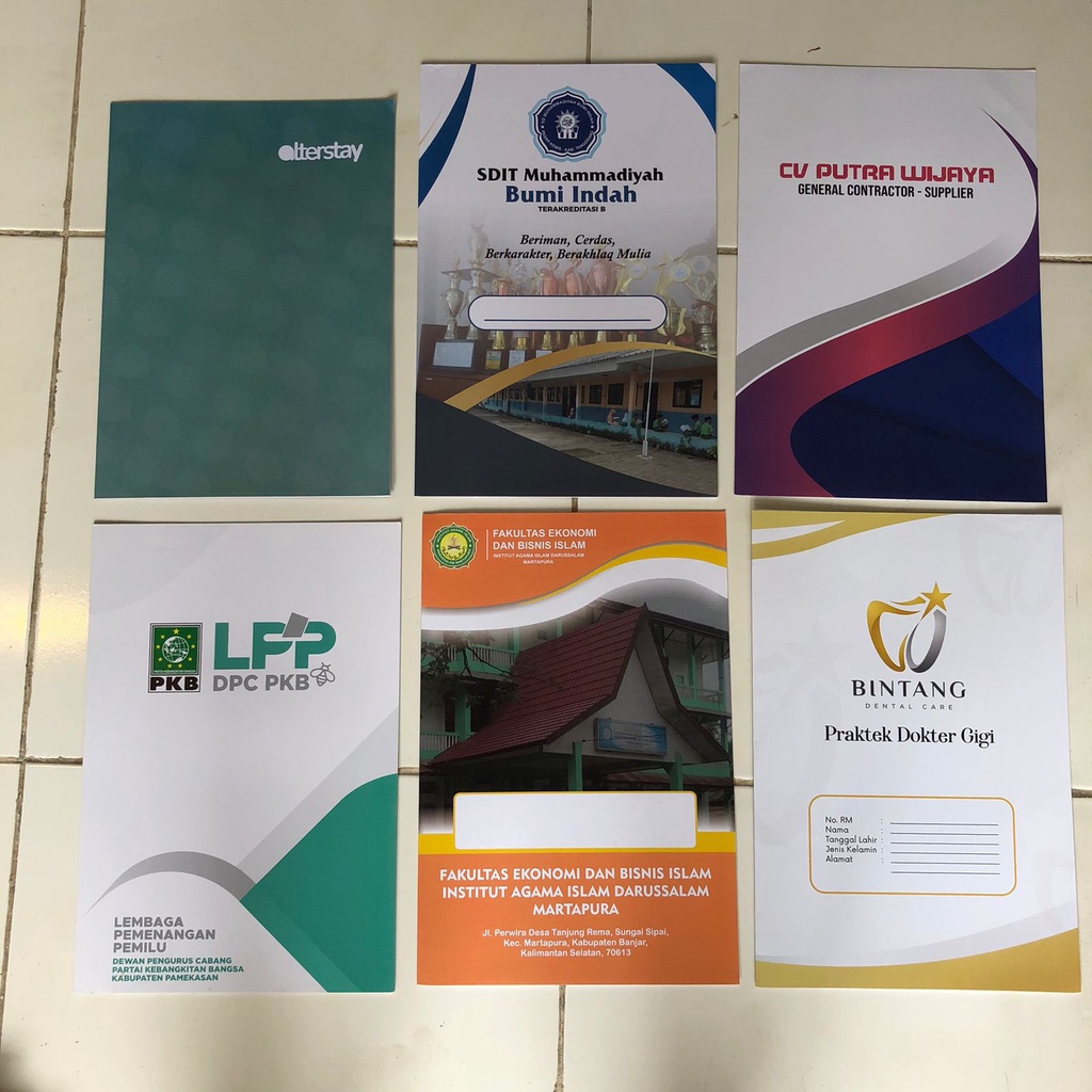 Jual CETAK MAP FOLDER/STOP MAP F4/A4 Map Sekolah / Kantor Custom | Shopee Indonesia