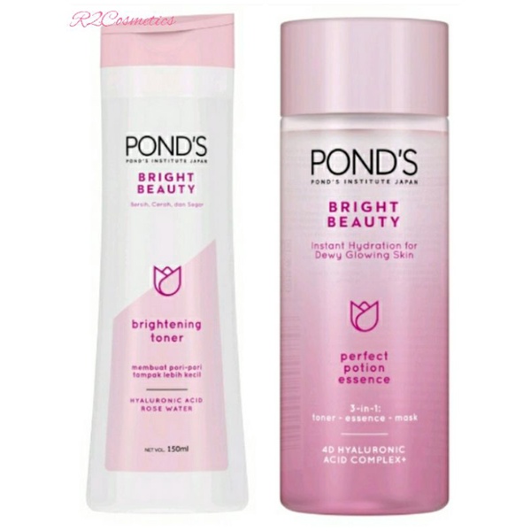 Jual Ponds Bright Beauty Perfect Potion Essence 50ml/Toner 150ml ...