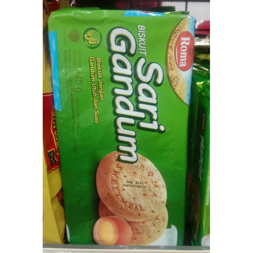 Jual Roma biskuit Sari gandum 240g | Shopee Indonesia