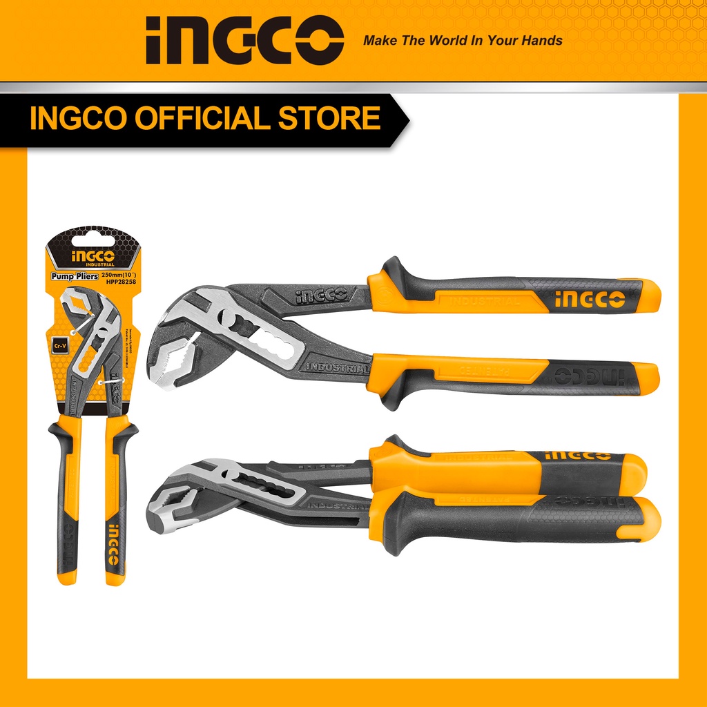 Jual (INGCO) - TANG BURUNG JEPIT PIPA 10" INGCO WATER PUMP PLIERS ...