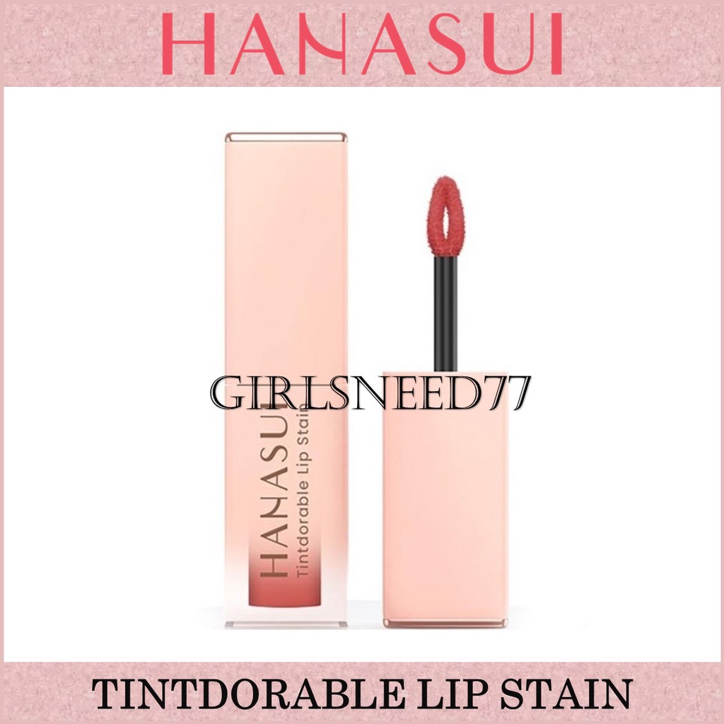 Jual READY NEW SHADE Hanasui Tintdorable Lip Stain GIRLSNEED77 Liptint ...