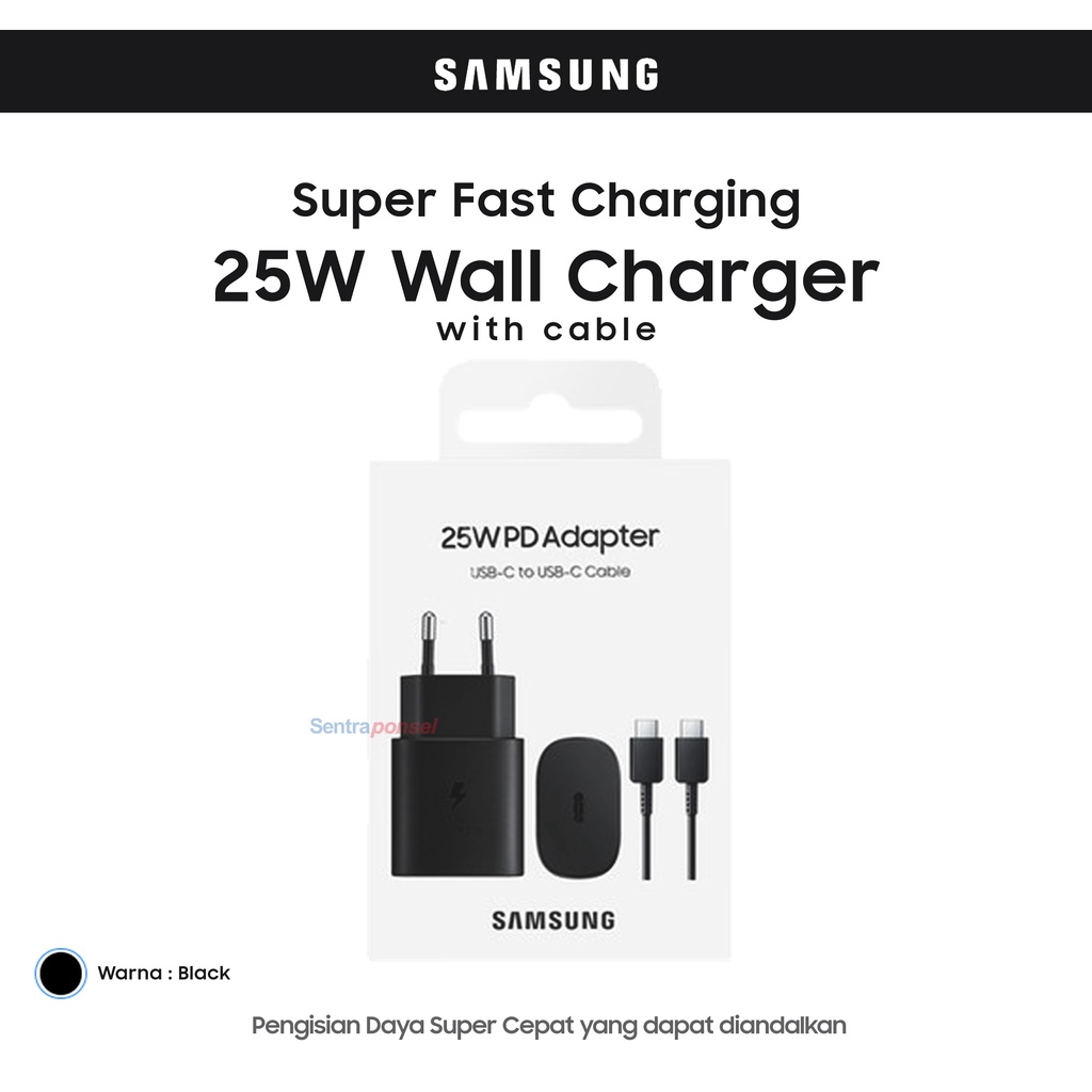 Jual Samsung Travel Adapter 25W (Termasuk Kabel Type-C) | Shopee Indonesia