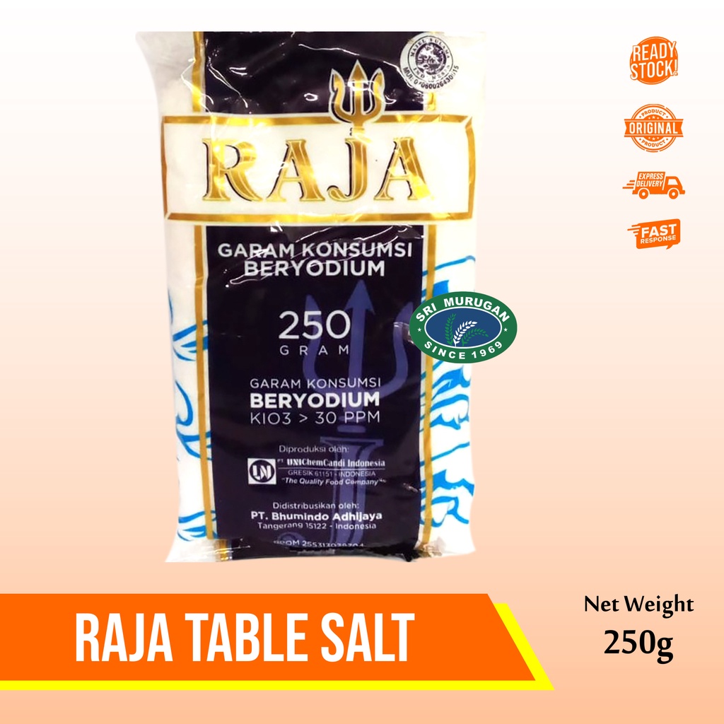 Jual RAJA TABLE SALT 250GM | Shopee Indonesia