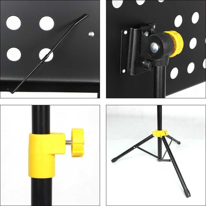 Jual Stand Partitur Buku Musik Stand Tiang Tempat Dudukan Buku Lirik ...