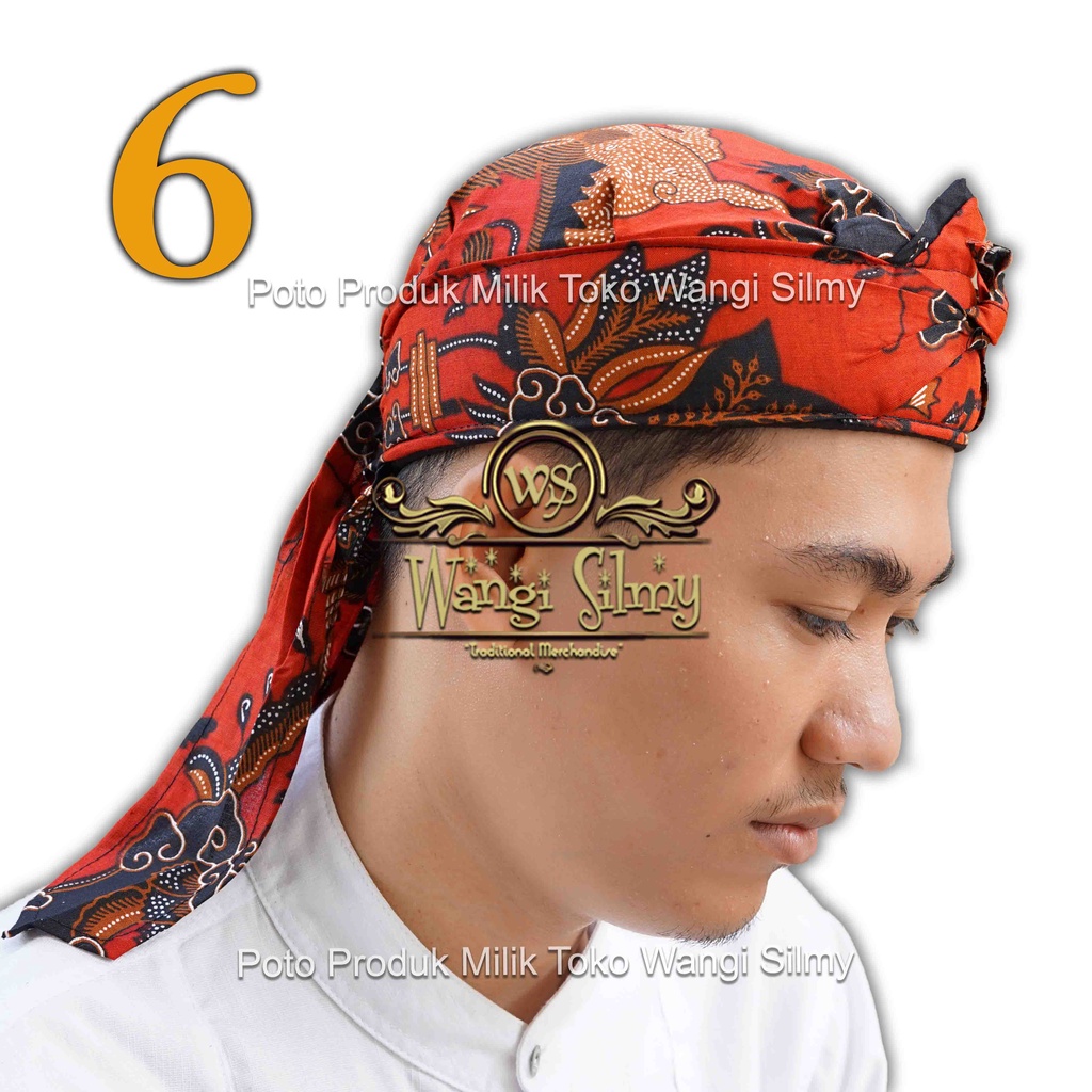 Jual [Miliki] Blangkon Iket Sunda Batik Cirebonan - Blangkon Ikat Iket ...