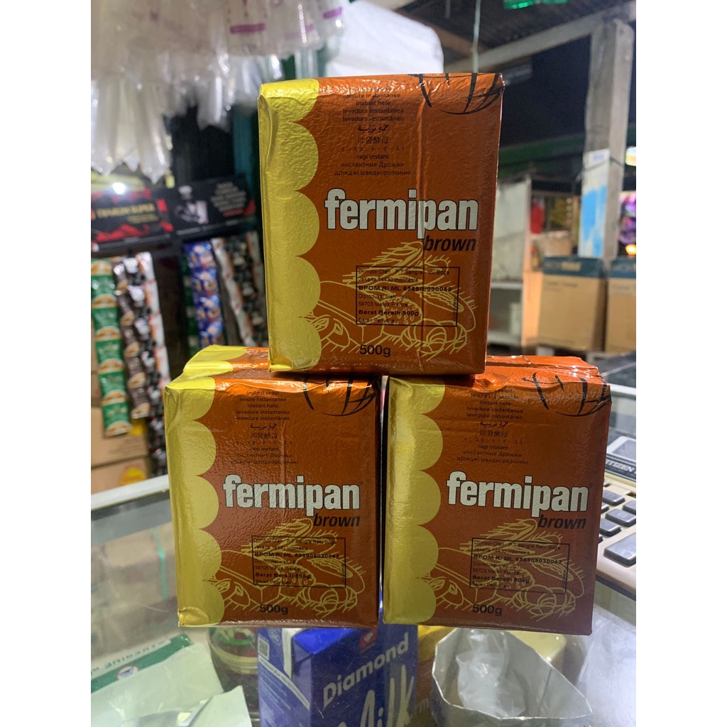 Jual Ragi Fermipan Brown Yeast | Shopee Indonesia