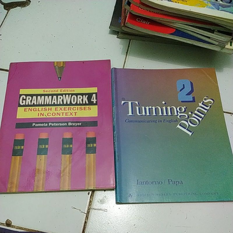 Jual HARGA 1AN SECOND EDITION GRAMMARWORK 4 ENGLISH EXERCISES IN CONTEXT dan TURNING POINTS 2 ...