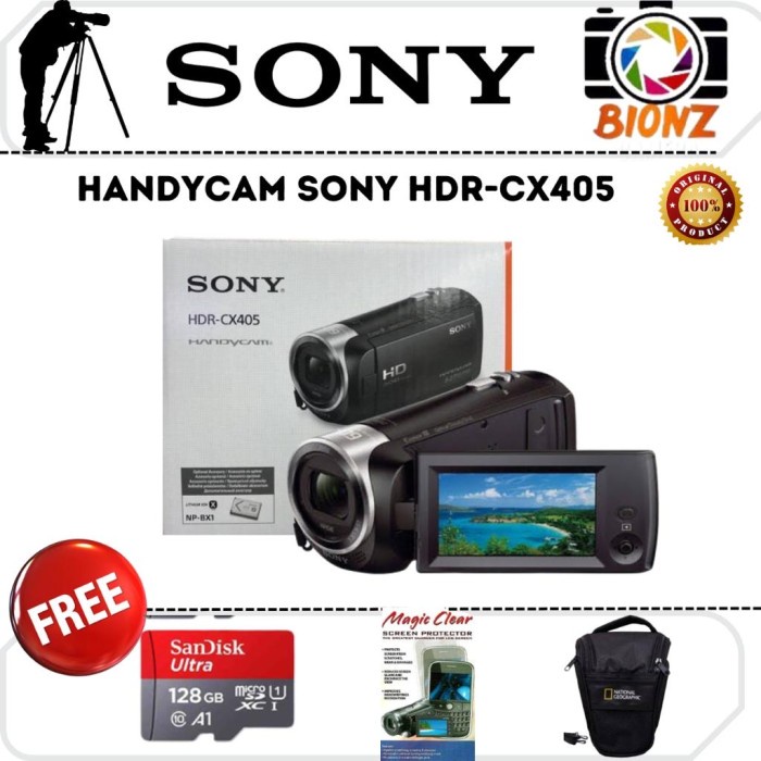 Jual HANDYCAM SONY HDR CX405 / CAMCORDER SONY CX405 | Shopee Indonesia