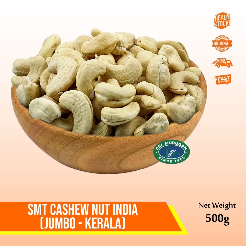 Jual SMT CASHEW NUT INDIA(JUMBO - KERALA) 500GR | Shopee Indonesia