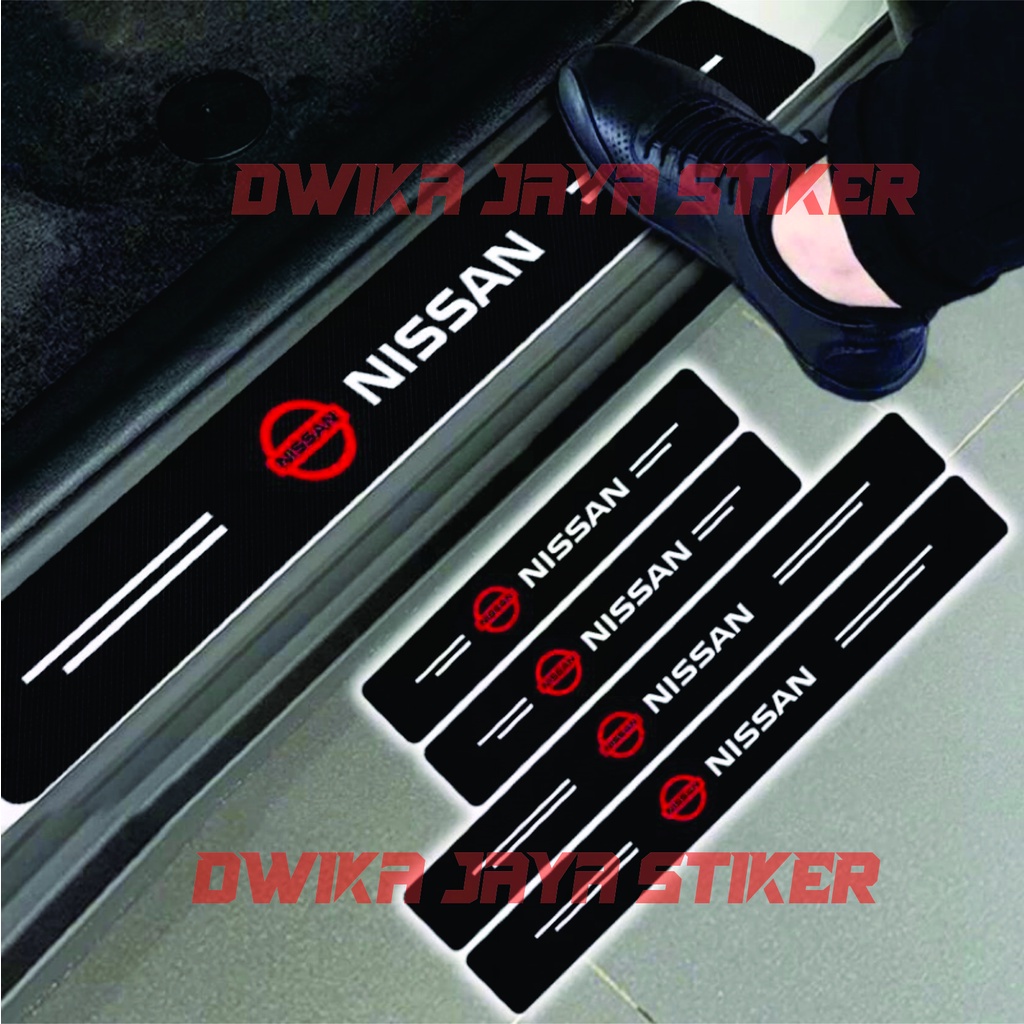 Jual Stiker karbon stiker mobil nissan stiker sillplate karbon 3d ...