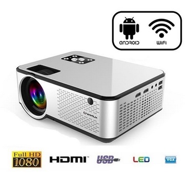 Jual CHEERLUX C9 ANDROID WIFI LED SMART PROJECTOR 2800 LUMENS LED ...