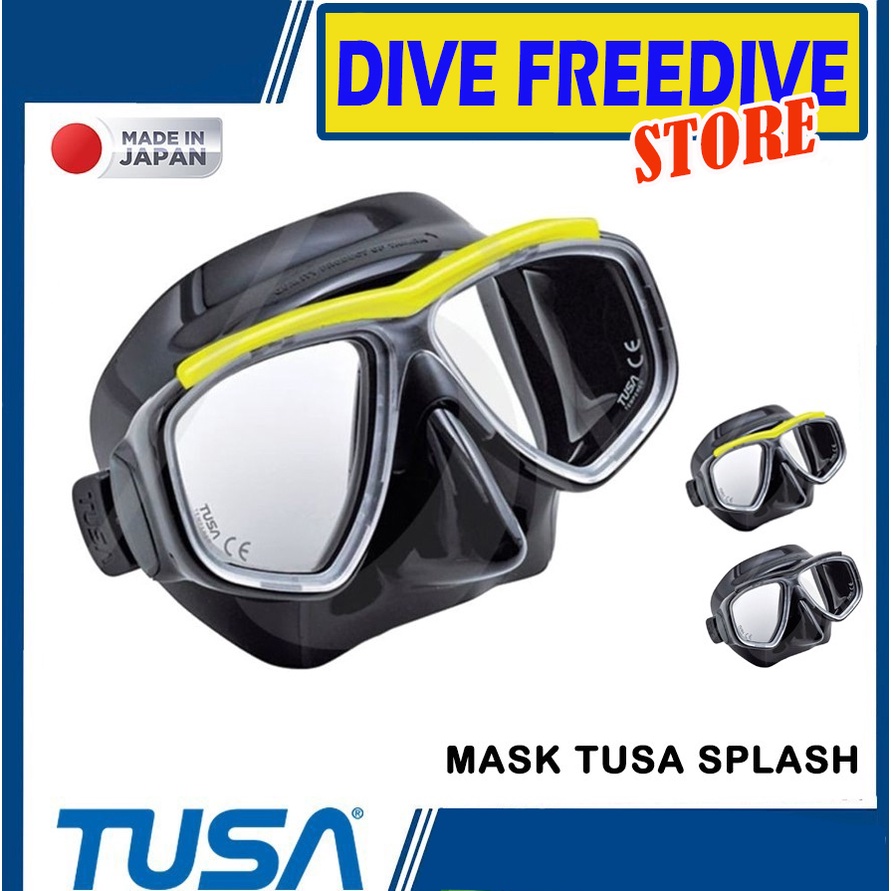 Jual MSS-SP7500QB Mask Scuba Diving Tusa Splash Spledive Low Volume ...