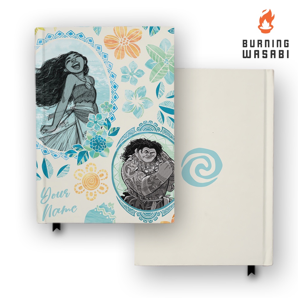Jual Notebook Buku Moana Maui 3 Hardcover Agenda Custom Nama Diary ...