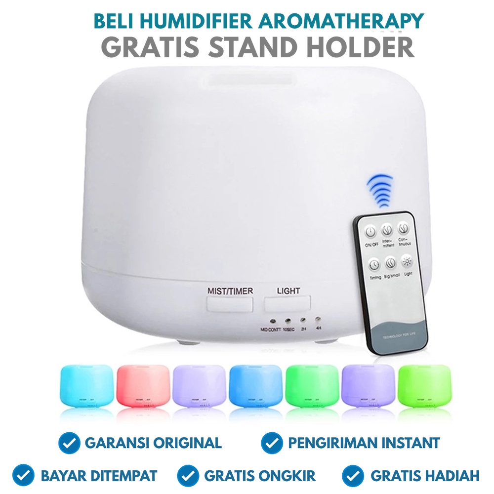 Jual Pengharum Ruangan Aromaterapi Air Humidifier 300 ml Ultrasonic ...