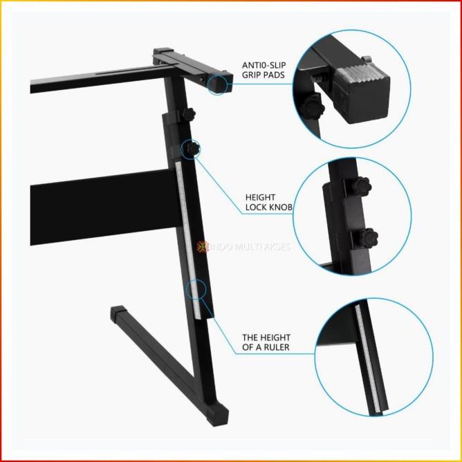 Jual Stand Kaki Meja Keyboard Standing Alas Piano Besi Type Z Original ...