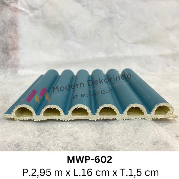 Jual Wallpanel Wood Plastic Composite 3D Biru WPC Dinding MWP-602 SALE ...