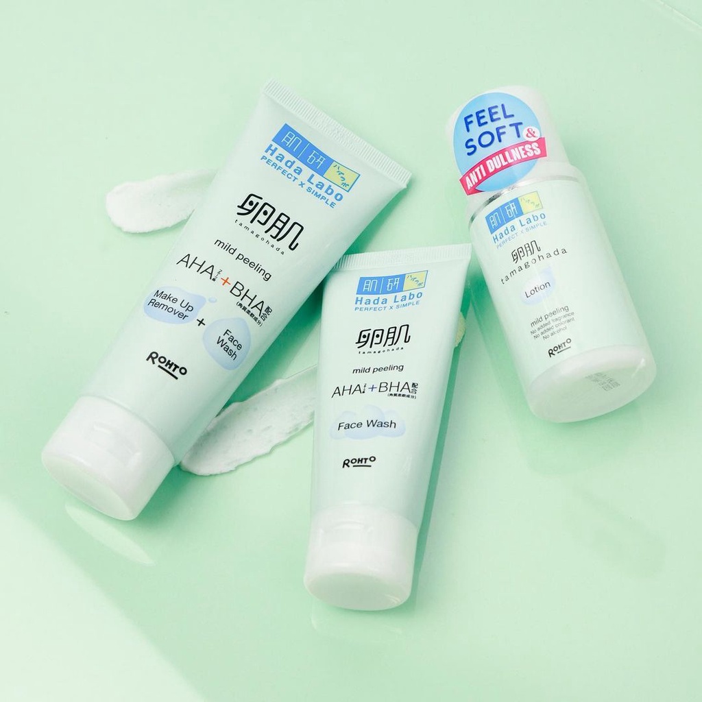 Jual Hada Labo Tamagohada Ultimate Mild Peeling Face Wash - 100gr ...