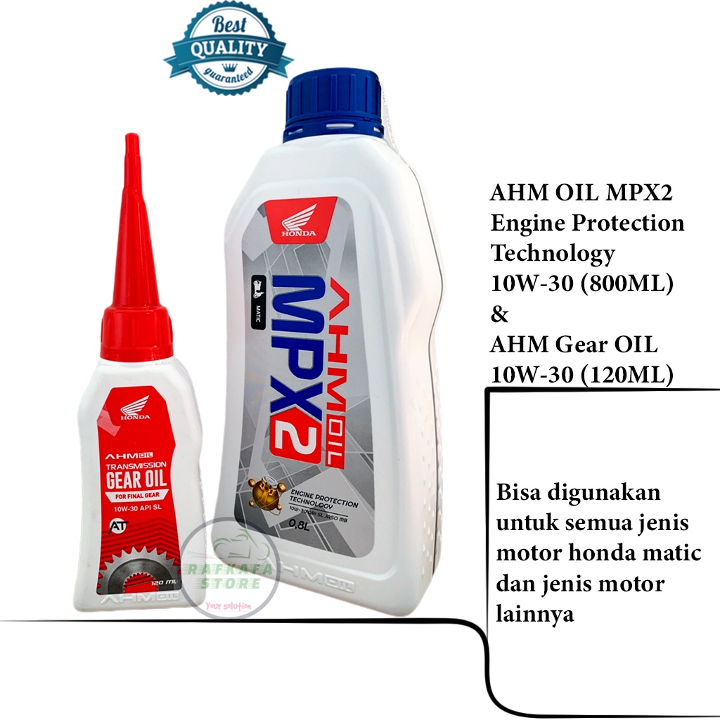 Jual PAKET OLI AHM MPX 2 + AHM GEAR & PAKET OLI AHM SPX 2 + AHM GEAR ...