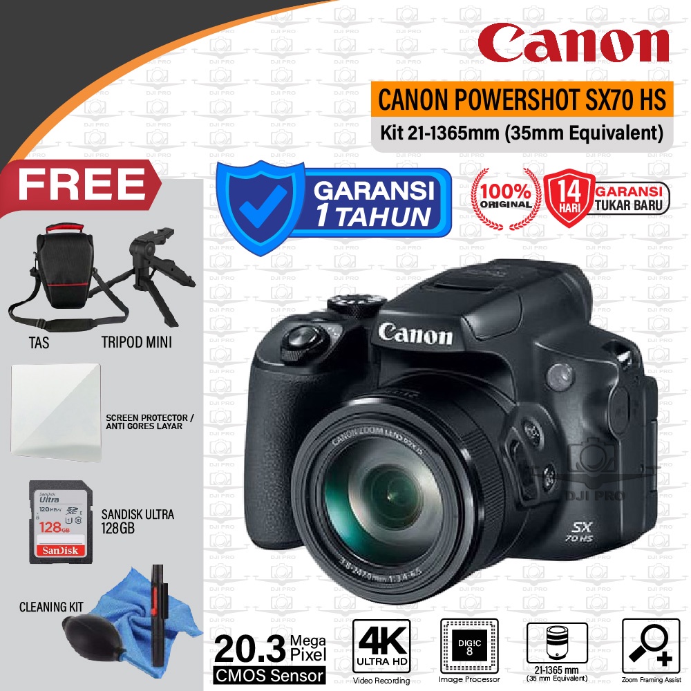 Jual CANON POWERSHOT SX70 HS DIGITAL CAMERA - SX 70HS / SX70HS / SX 70 HS | Shopee Indonesia