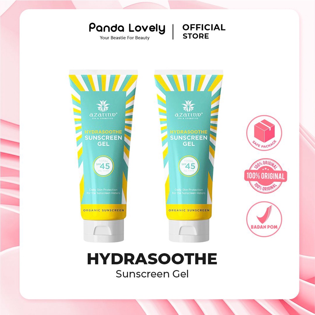 Jual AZARINE Hydrasoothe Sunscreen Gel SPF 45 PA+++ Sunscreen AZARINE ...