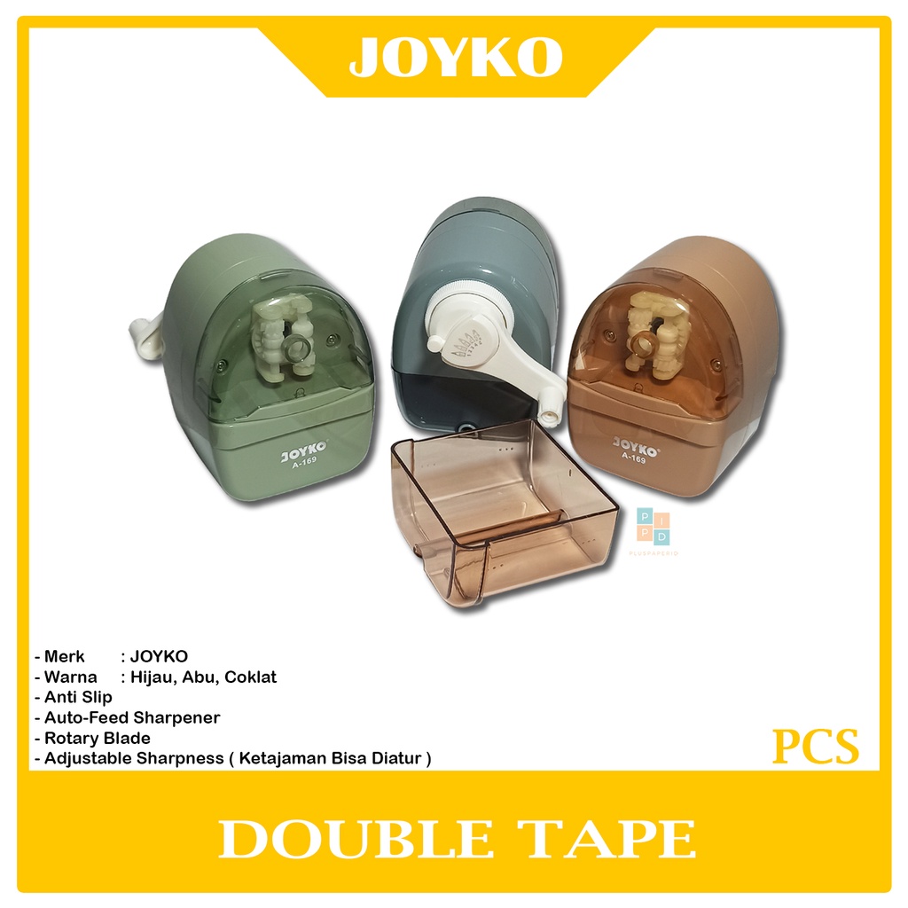 Jual JOYKO - Sharpener A - 169 - Rautan Pensil Adjustable - Pcs ...