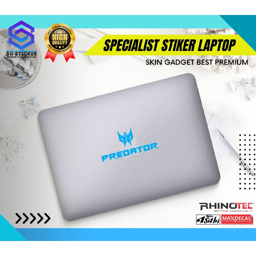 Jual Stiker Laptop Stiker Predator Sticker Cutting Bisa Custom | Shopee ...