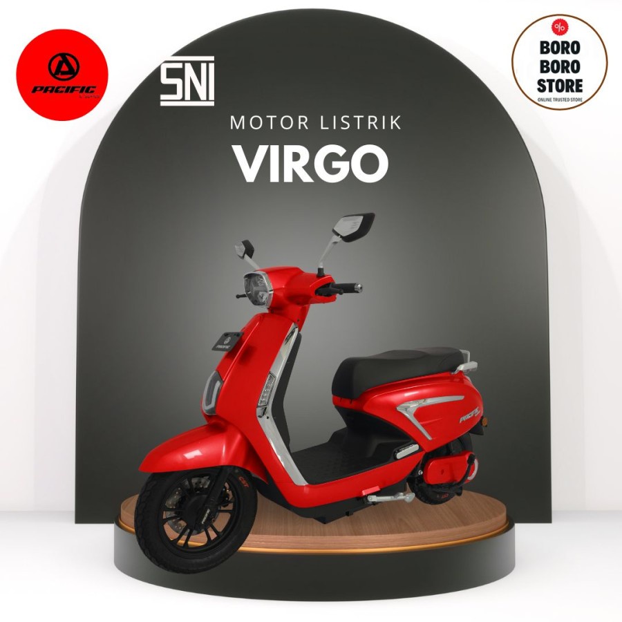 Jual Sepeda Motor Listrik Virgo 1.2 12 1 2 Pacific Exotic Vespa Listrik ...