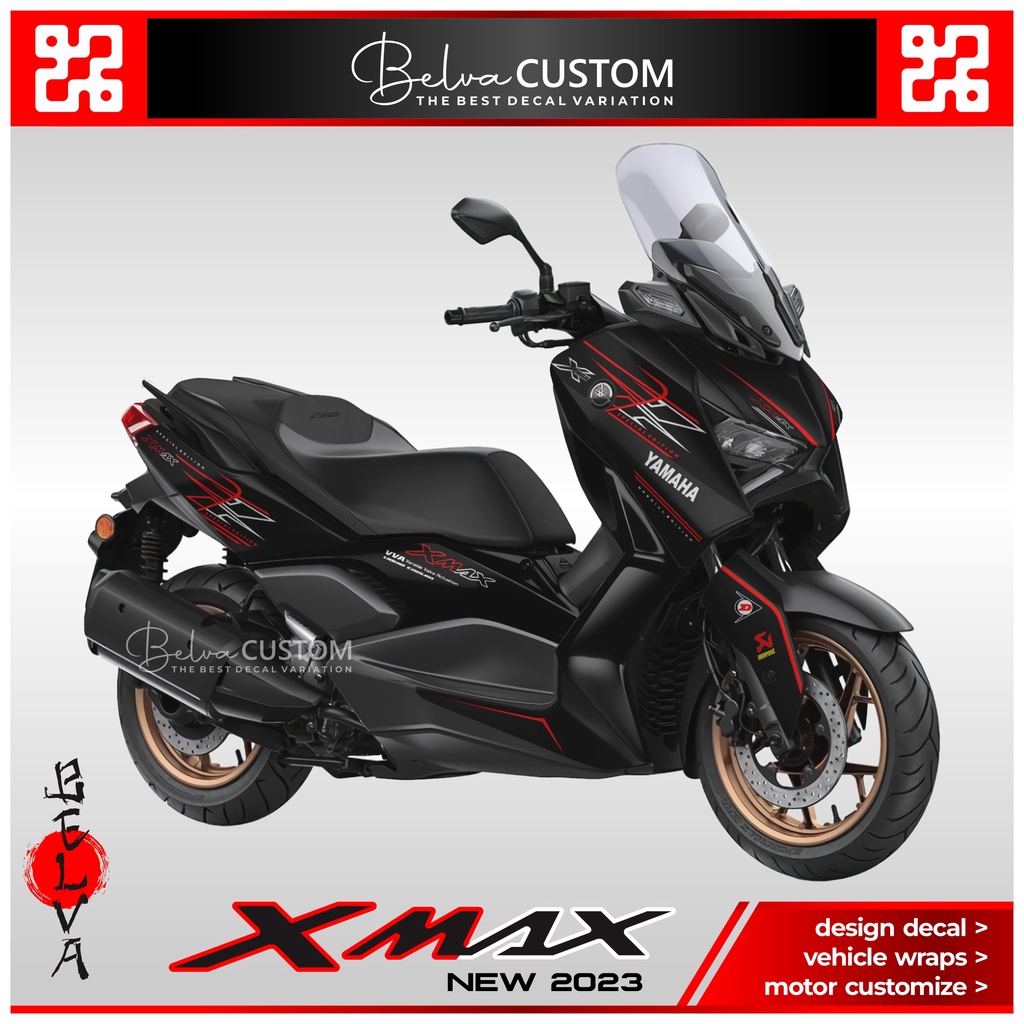 Jual Striping Xmax New 2023 Cyber City - Stiker Motor Yamaha xmax Baru ...
