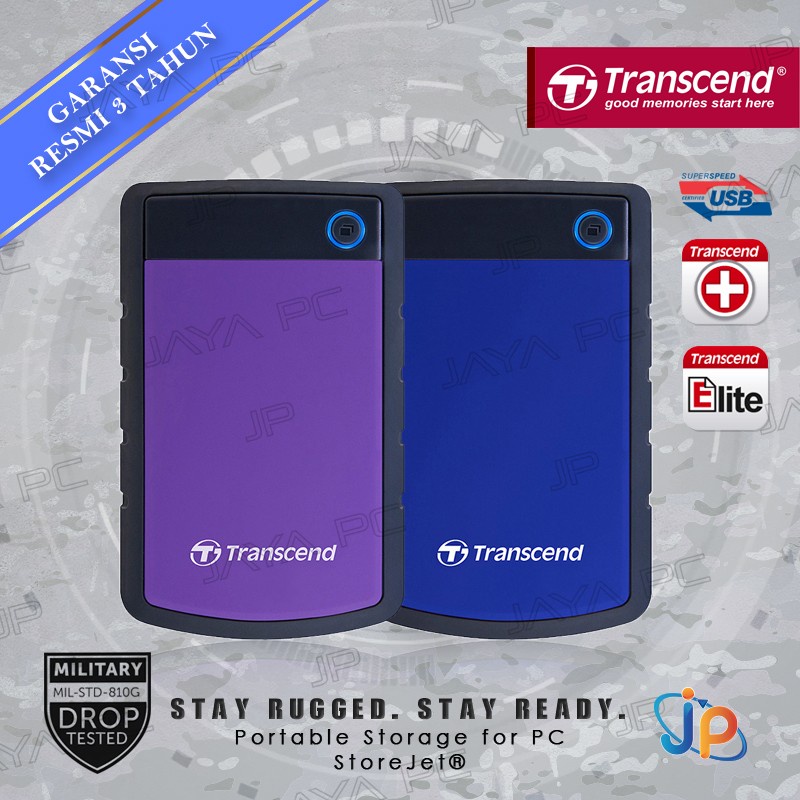 Jual Transcend 25H3 2TB - HDD / Hardisk / Harddisk External 2.5 ...