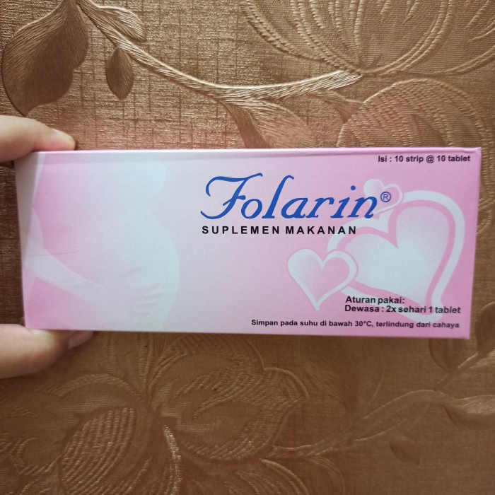 Jual Folarin Asam Folat 400Mcg Perstrip Sejenis Folavit | Shopee Indonesia