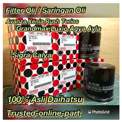 Jual Filter Oli / Saringan Oli Avanza Xenia Sigra Calya Rush Terios ...