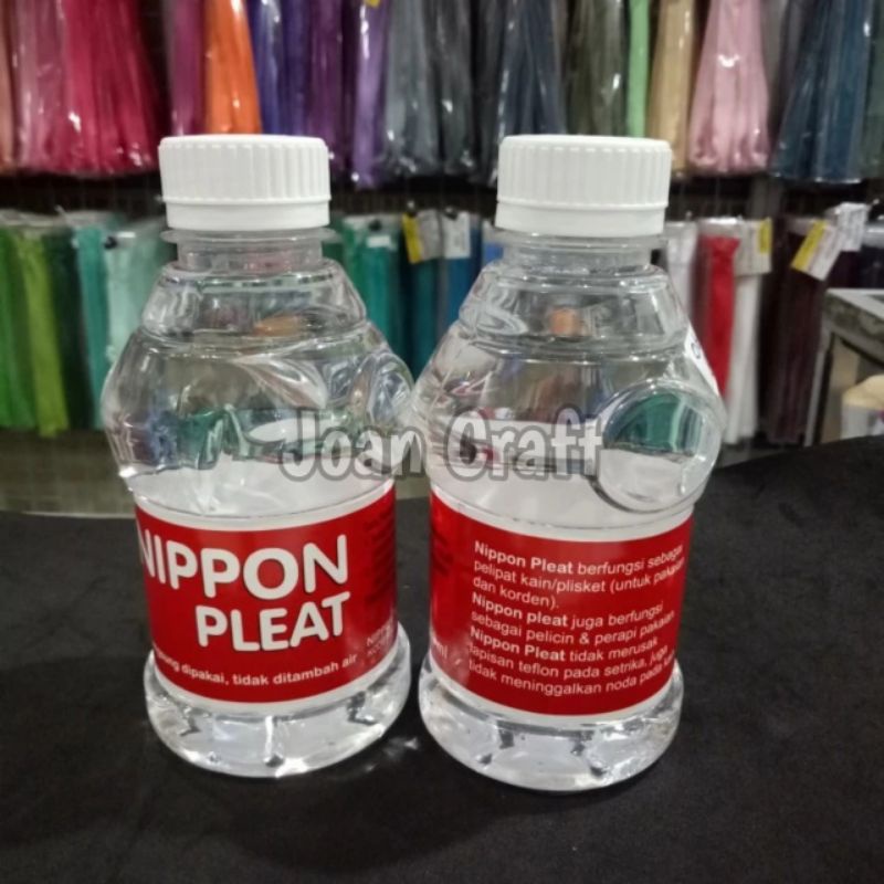 Jual Obat Plisket Nippon Pleat 250 ml Obat Rok Plisket Cairan Plisket ...