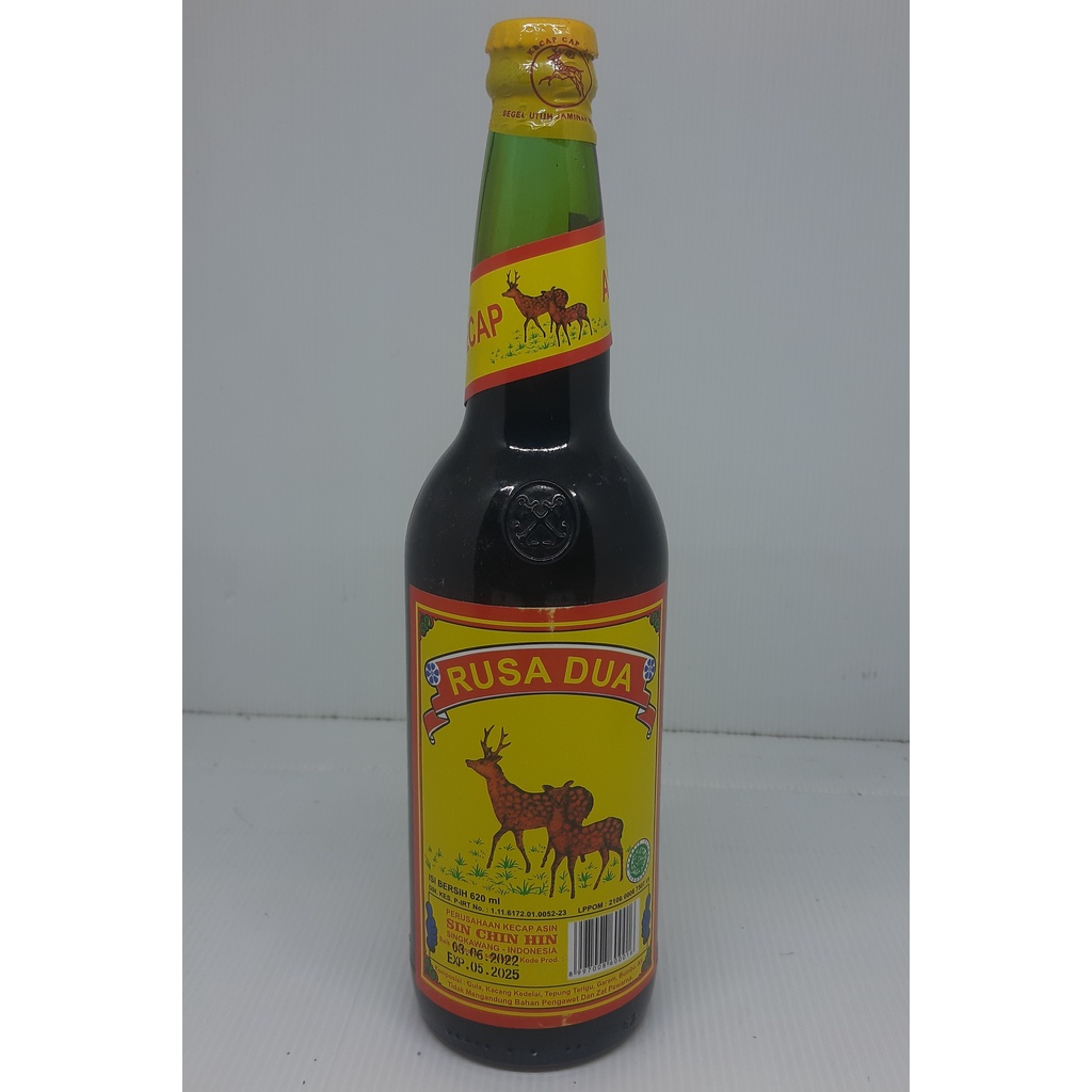 Jual kecap asin cap dua rusa 620 ml | Shopee Indonesia