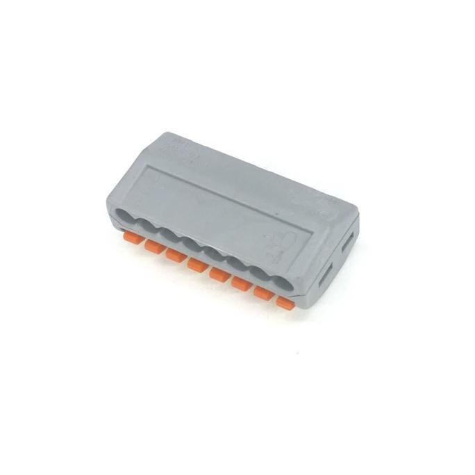 Jual Wago 8pin Quick Connector 222-418 Terminal Block PCT-218 Clamp 8 ...