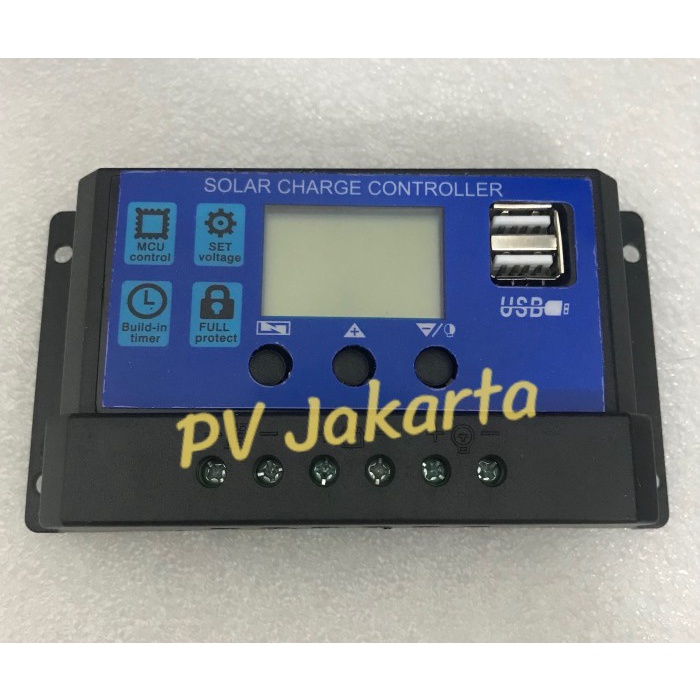 Jual Solar Charge Controller 10A PWM SCC 10A (Biru - Low End) | Shopee ...