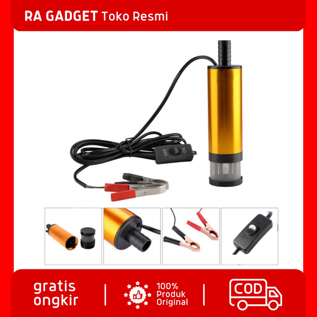 Jual Pompa Transfer Oli Bensin Mobil Elektrik 12V / Mesin Pompa ...