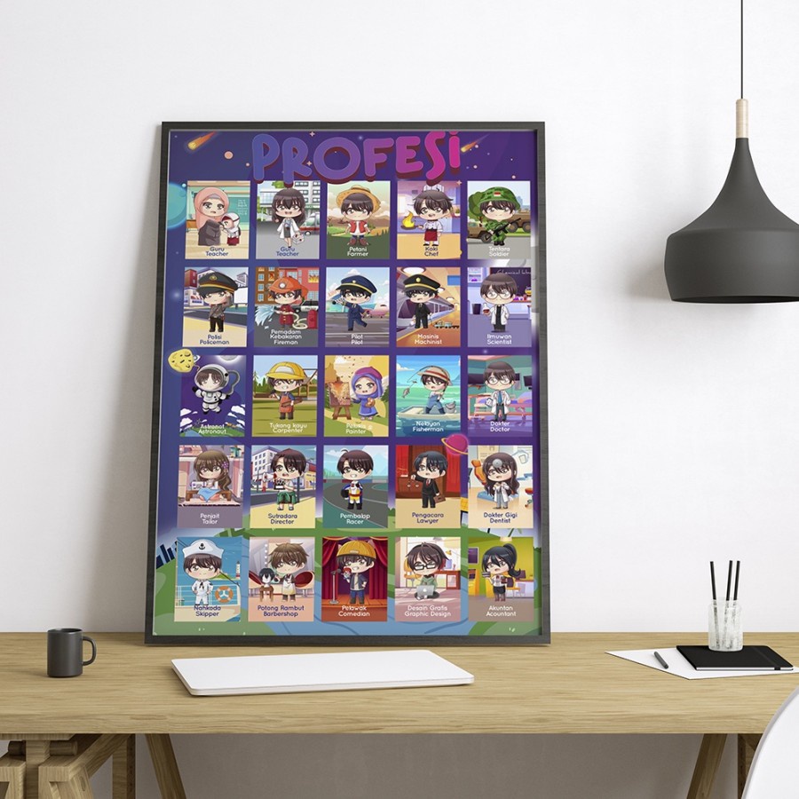 Jual POSTER PENDIDIKAN EDUKASI ANAK USIA BALITA BATITA PAUD TK SD SERI ...