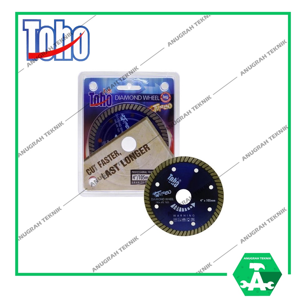 Jual Toho Diamond Wheel Toho Turbo | DW turbo 4" | Mata Potong Toho 4 ...
