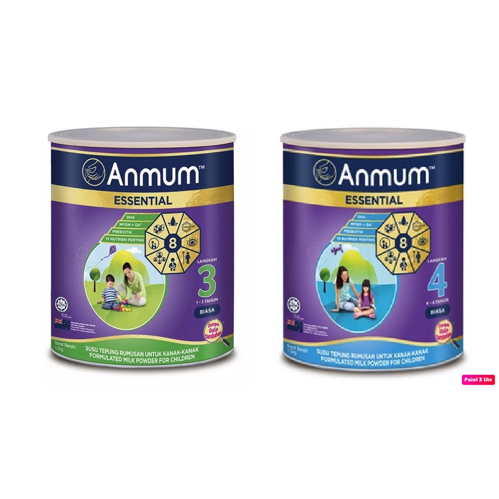 Jual Anmum Essential Step 3 4 Formulated Milk Powder Plain (1.5kg ...