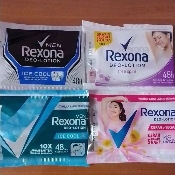 Jual ( 1 RENCENG ISI 12 SACHET ) REXONA Deodorant Lotion Sachet ...