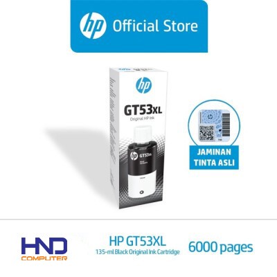 Jual Cartridge INK HP GT53XL 135ML BLACK (1VV21AA) | Shopee Indonesia