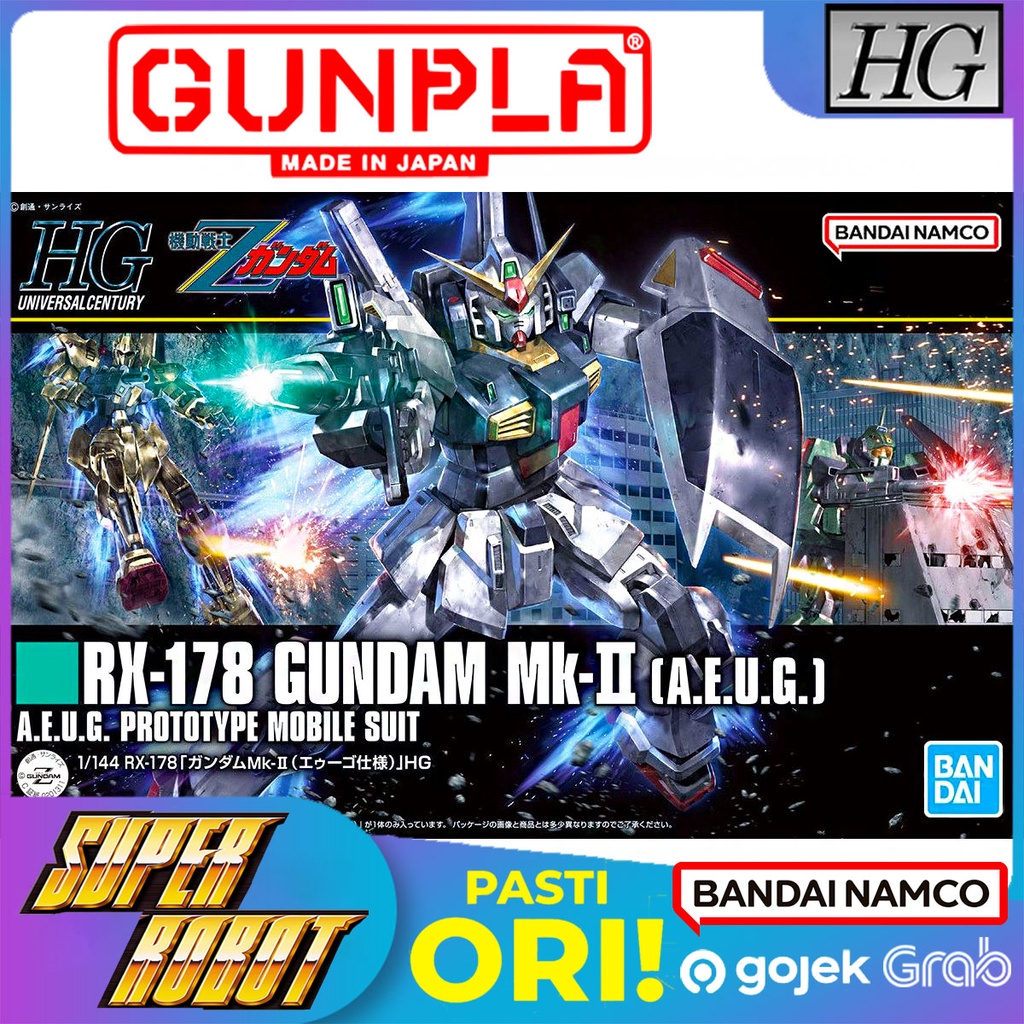 Jual 𝗕𝗔𝗡𝗗𝗔𝗜 HG RX-178 Gundam Mk II AEUG - HGUC REVIVE | Shopee Indonesia